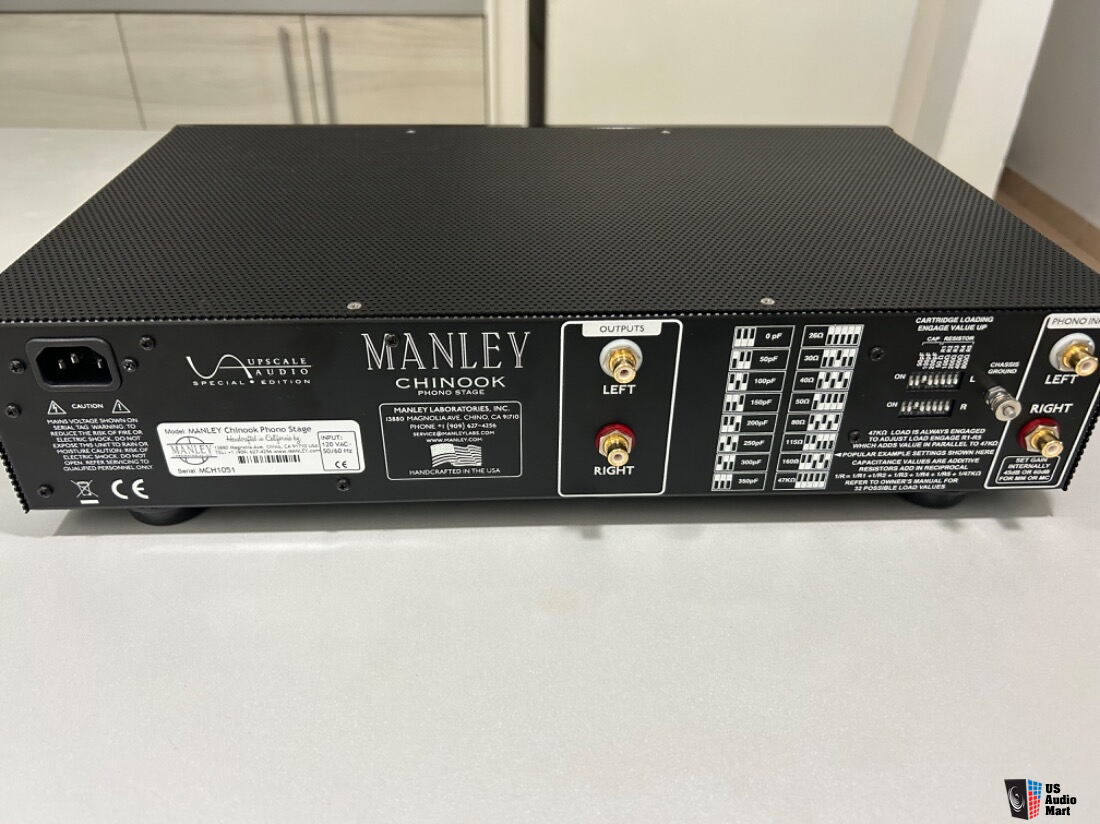 Manley Chinook SE MkII Tube Phono Preamplifier Photo #5559617 - US ...