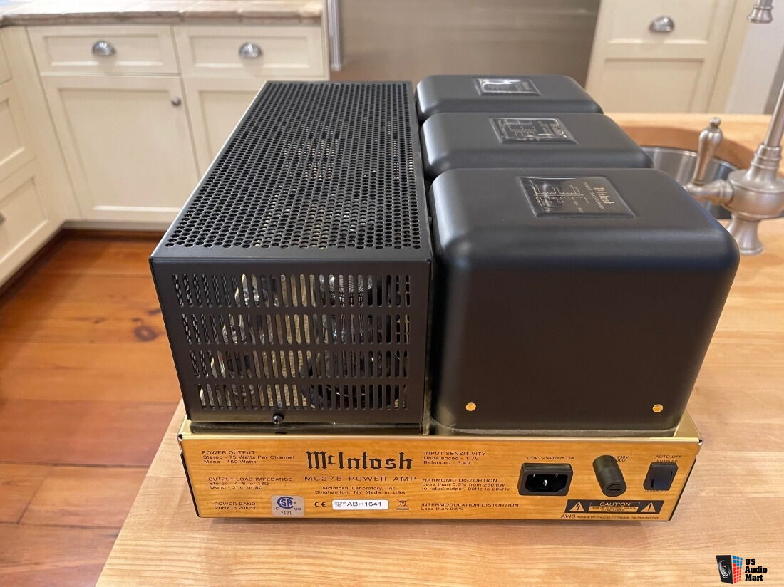 McIntosh MC275 SE Tube Amplifier - 50th Anniversary Limited Edition ...