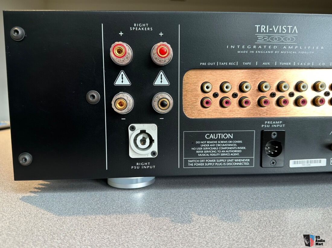 Musical Fidelity Tri-Vista 300 Dual Mono Integrated "Hybrid" Amplifier ...