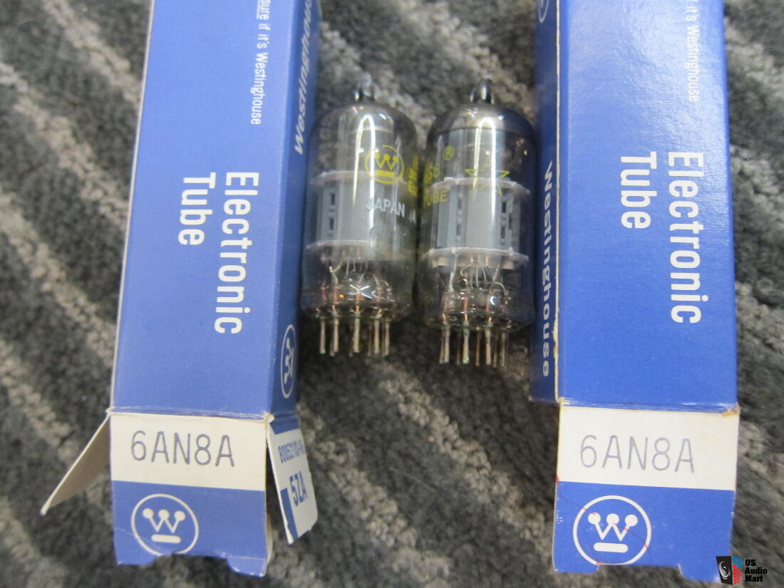 Pair NOS Westinghouse 6AN8A Vintage Tubes, Boxes, New, 1960/70s, Tested ...