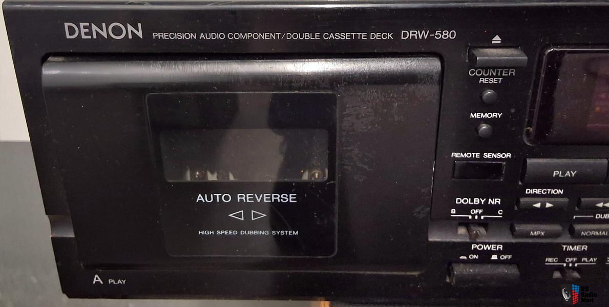 Denon DRW-580 dual digital cassette deck Photo #5563786 - US Audio Mart
