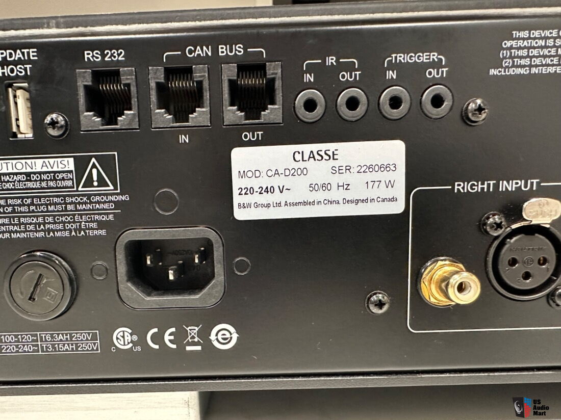 Classe CA D200 amplifier Photo #5563932 - US Audio Mart