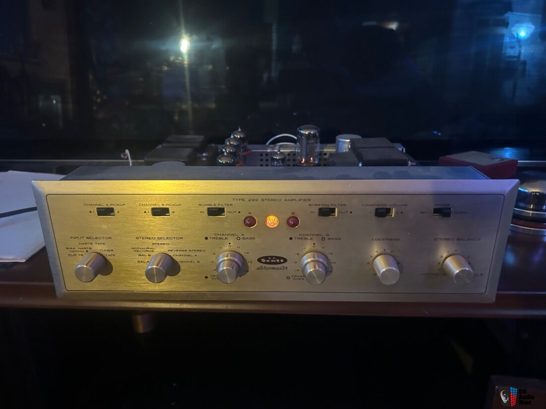 Beautiful Scott 299A Tube integrated amp with great phono stage tech ...