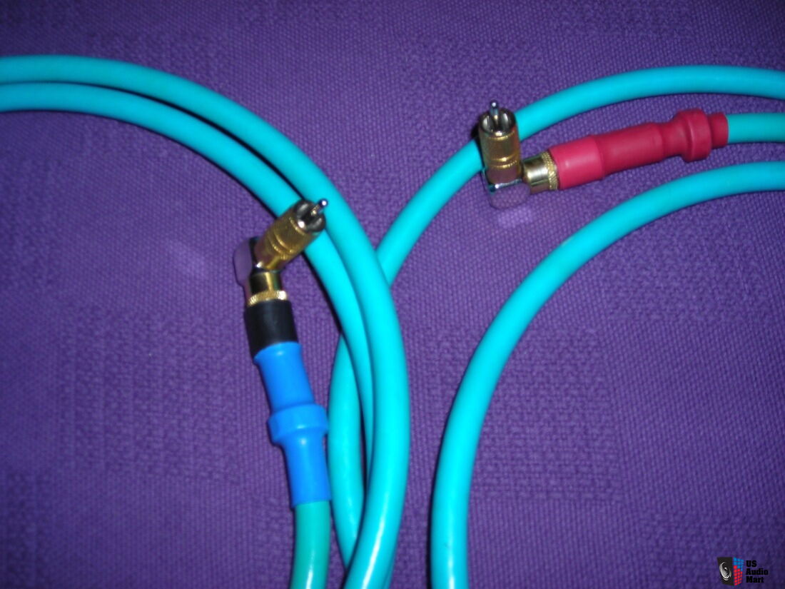 Cardas Quadlink Interconnect 1 & 2 Meter w/90 degree RCA's on one end ...