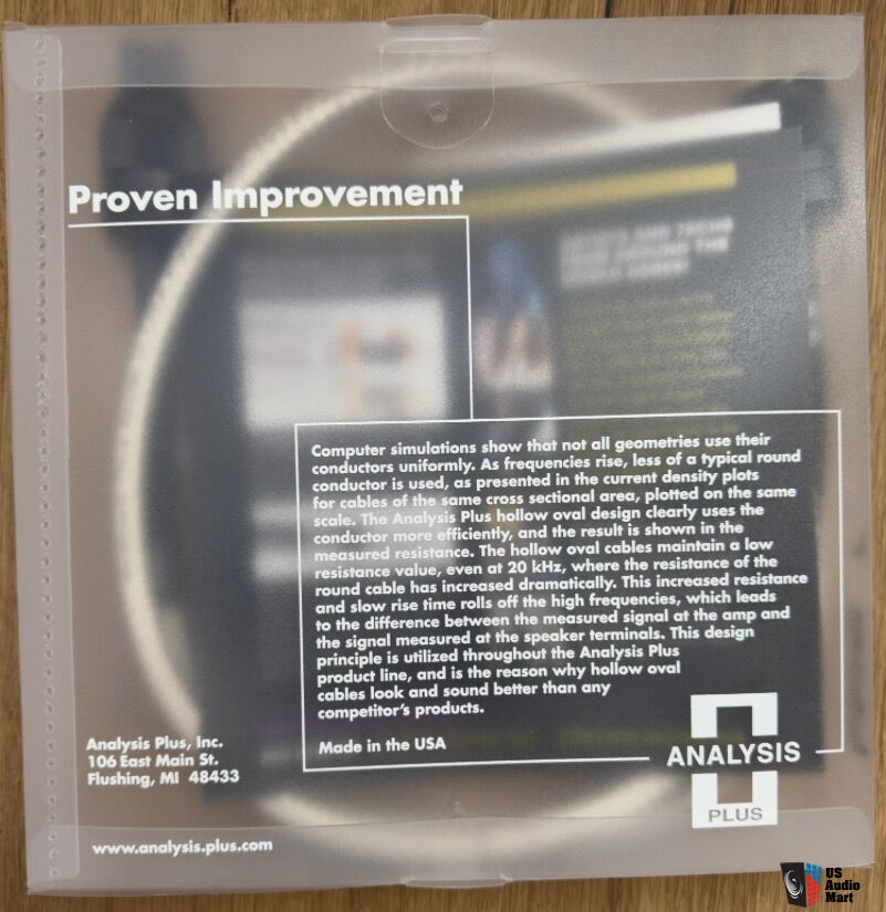 Analysis Plus Power Oval 2 Mk II - 5ft - NEW in box Photo #5568295 - US ...