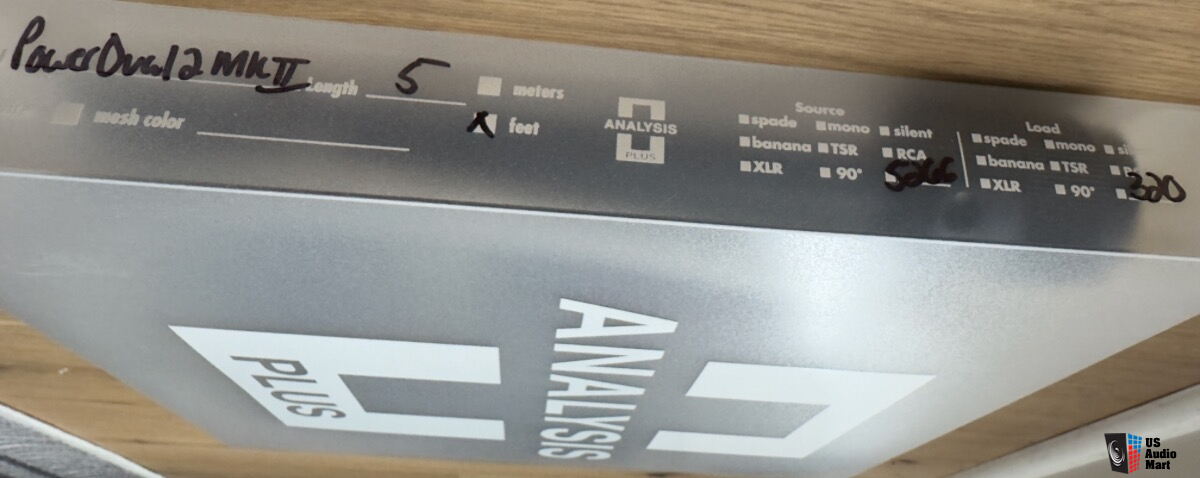 Analysis Plus Power Oval 2 Mk II - 5ft - NEW in box Photo #5568295 - US ...