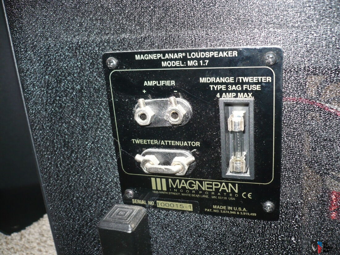 Magnepan MG 1.7 in black Photo #5569439 - US Audio Mart