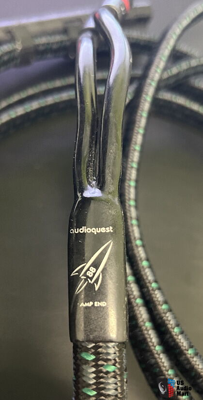 Audioquest Rocket 88 Speaker Cables. 8ft Full Range Pair. Banana To ...