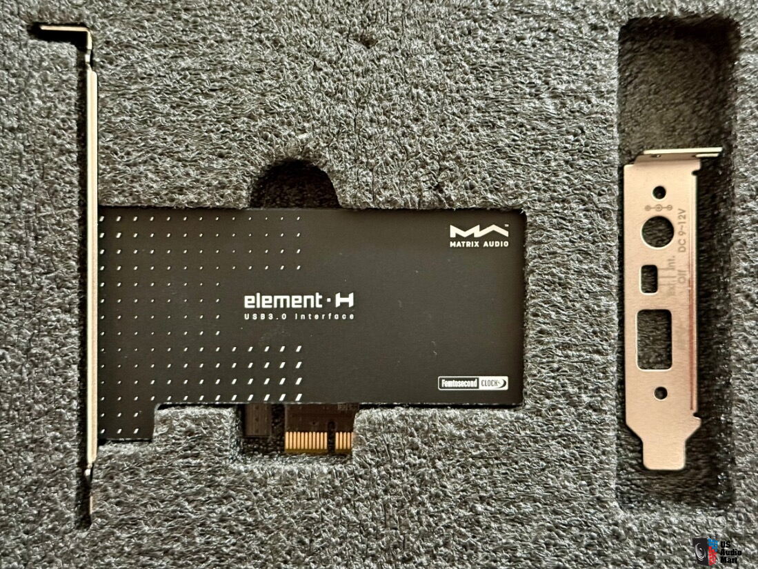 Matrix Audio Element H USB 3.0 Interface (PCI card) For Sale - UK Audio ...