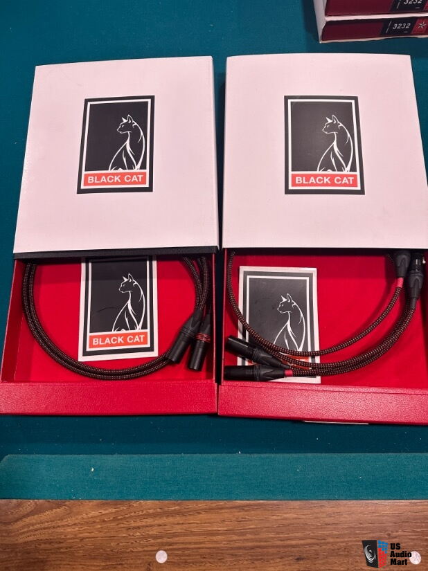 Black Cat Cable 3202 1 meter XLR Interconnect Photo #5570820 - US Audio ...
