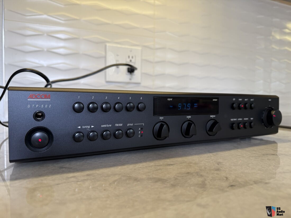Adcom GTP-502 Tuner Preamp w/ remote Photo #5571075 - US Audio Mart