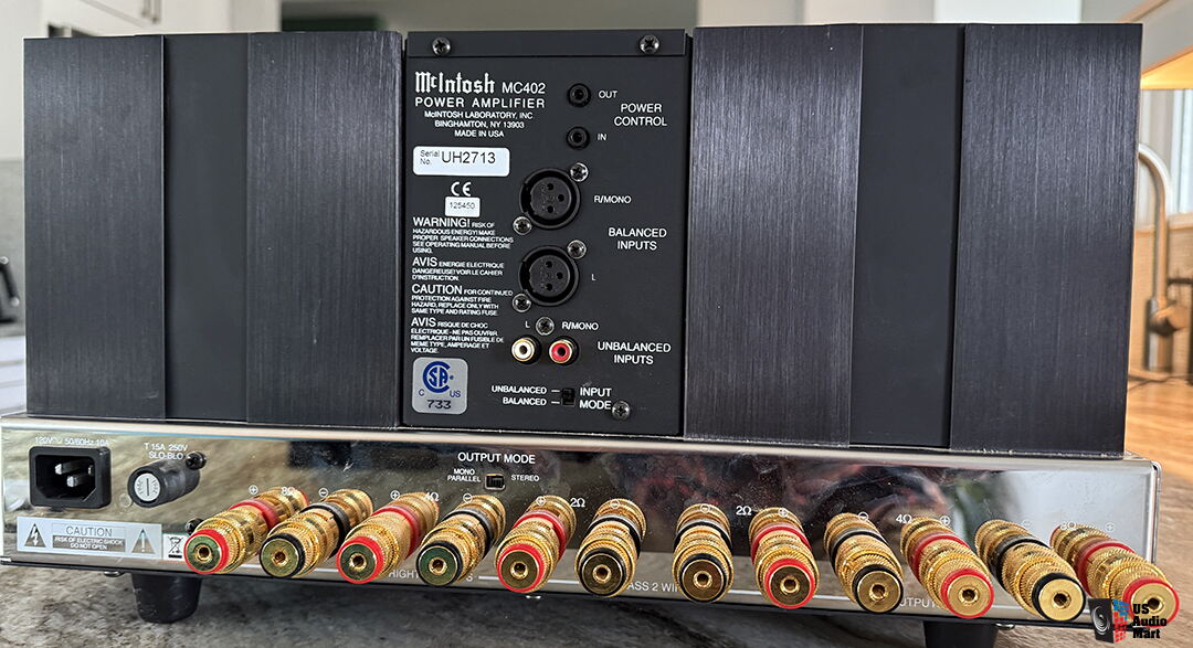 McIntosh Mc402 400 watt power amplifier Photo #5573304 - US Audio Mart