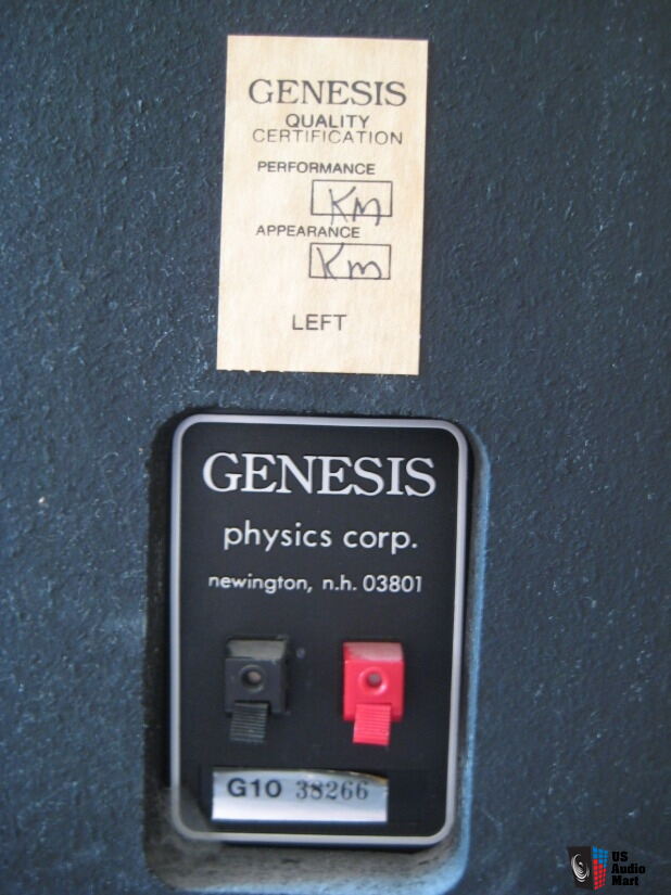 Genesis G10 Speakers Photo #5575029 - US Audio Mart
