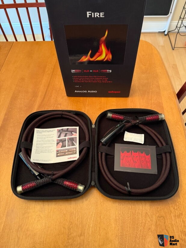 AudioQuest Fire 1.5M XLR Pair For Sale - US Audio Mart