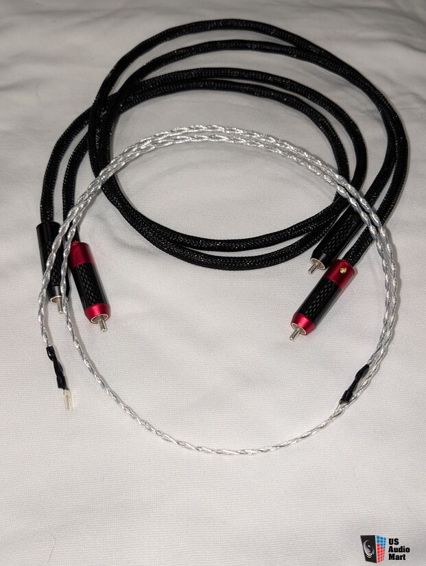 GEOSYM pure silver interconnect PHONO FULL SET 1+1 meter Photo #5576179 ...