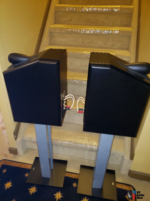B&W CDM-1NT speakers in black ash with FS-CDM silver black speakers ...