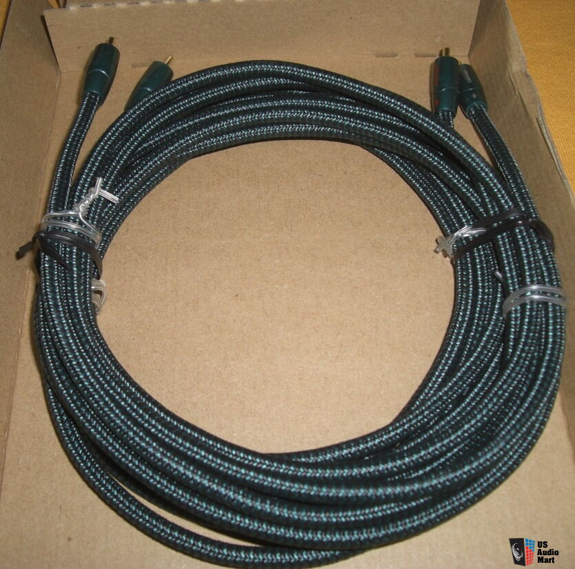 AudioQuest Chicago Interconnects *3 Meter Pair* W/RCAs New In Box Photo ...