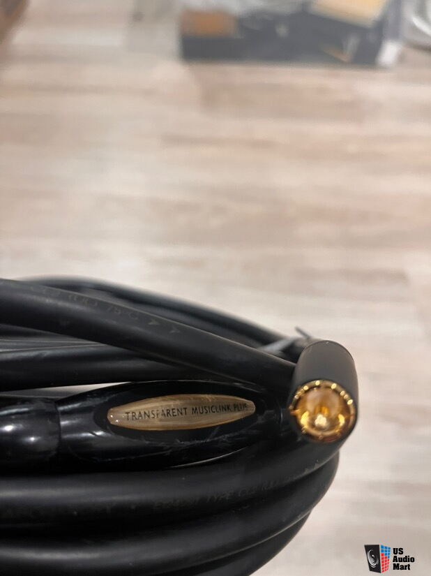 Transparent music link plus 30 ft rca cable pair new terminations Photo ...
