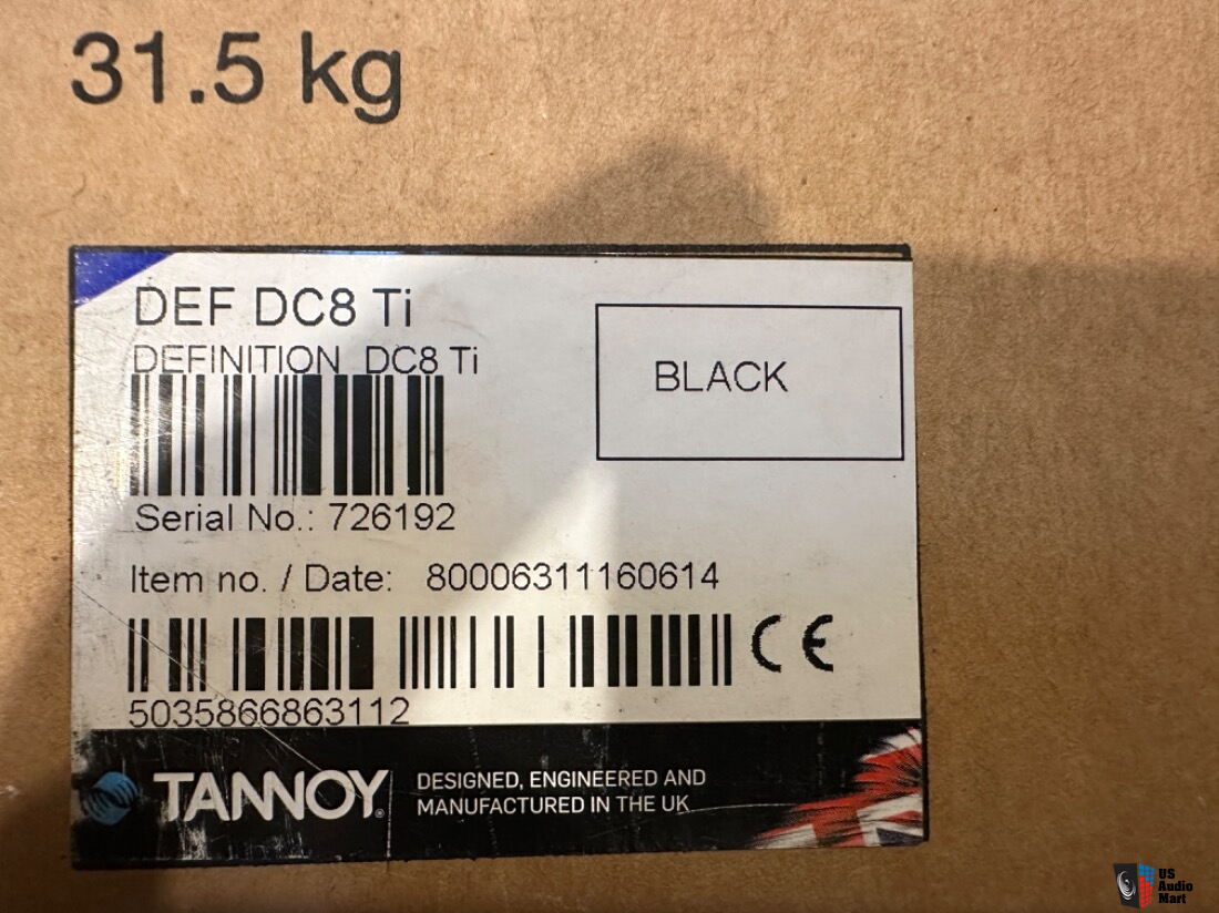 Tannoy DC8Ti Loudspeakers For Sale Photo #5579818 - US Audio Mart