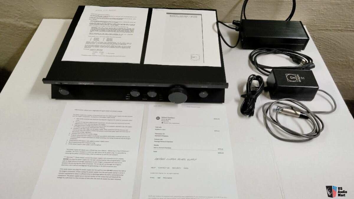 Aragon 24K Preamp - with Phono + Custom Power Supply by Kevin Chambers ...