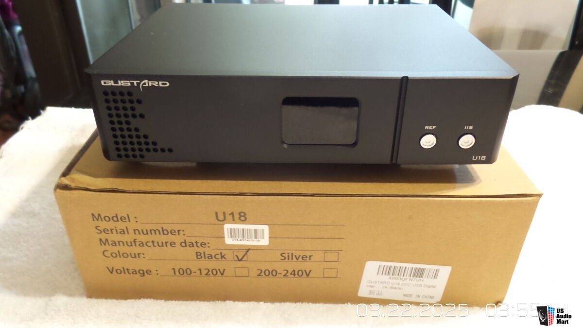 GUSTARD U-18 DDC (digital to digital) converter, "As New", in black ...