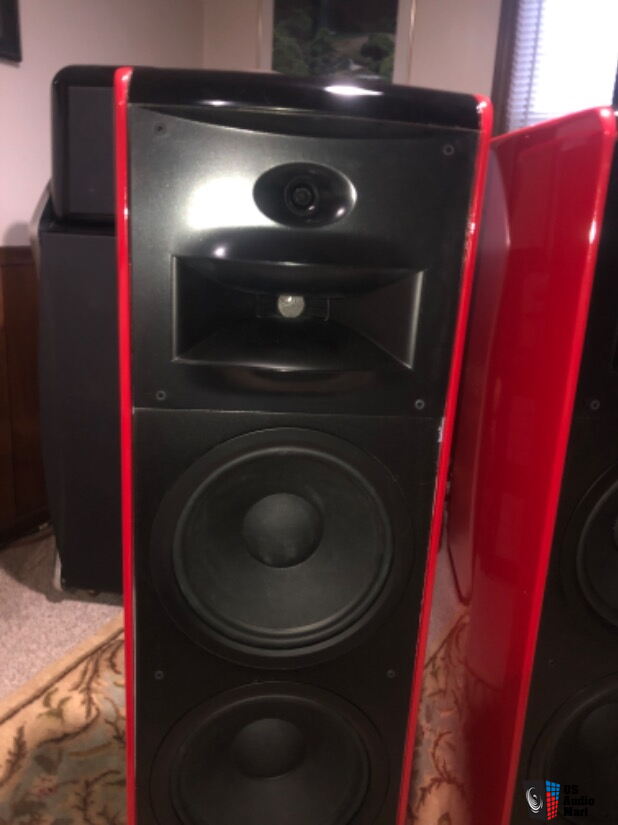 JBL LS80 in custom red finish Photo #5513690 - US Audio Mart