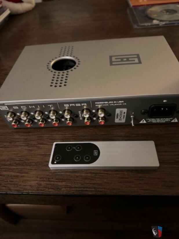 Schiit Saga + Tube Solid State Preamp with New Psvane UK 6SN7 Vacuum ...