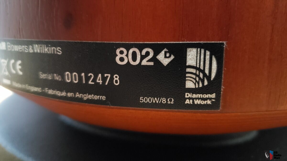 B&W 802D Rosewood *Price Reduced Photo #5584725 - US Audio Mart