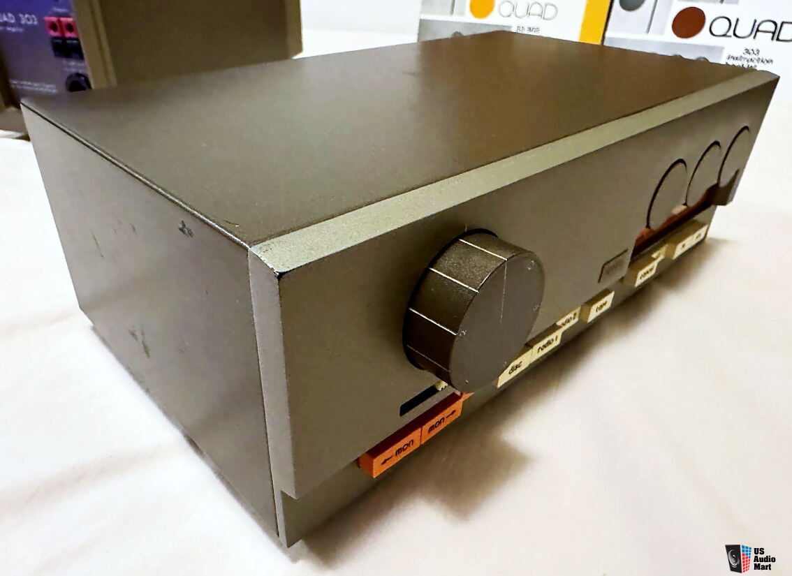 Quad 33 pre amp & Quad 303 power amplifier (set) Photo #5587520 - US ...