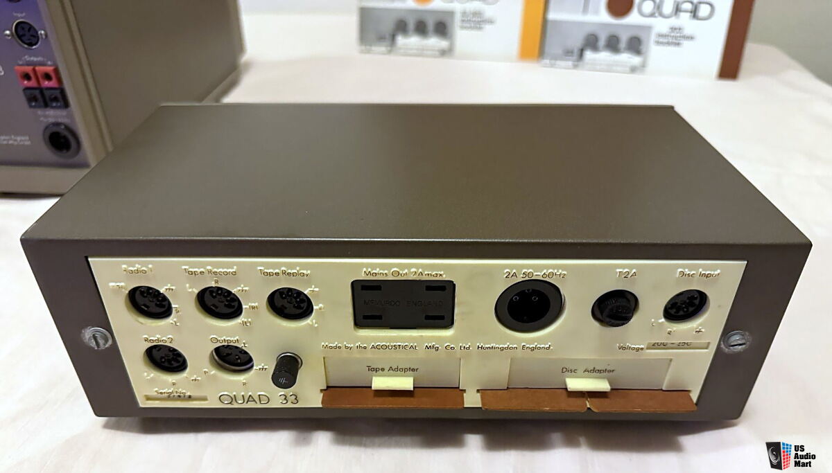 Quad 33 pre amp & Quad 303 power amplifier (set) Photo #5587517 - US ...