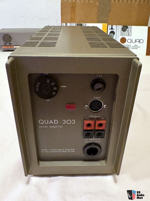 Quad 33 pre amp & Quad 303 power amplifier (set) Photo #5587520 - US ...