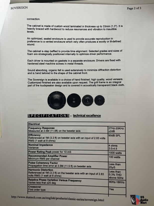Duntech Sovereign Photo #5587885 - US Audio Mart