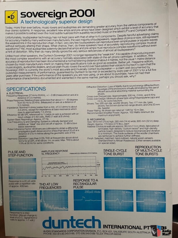 Duntech Sovereign Photo #5587887 - US Audio Mart