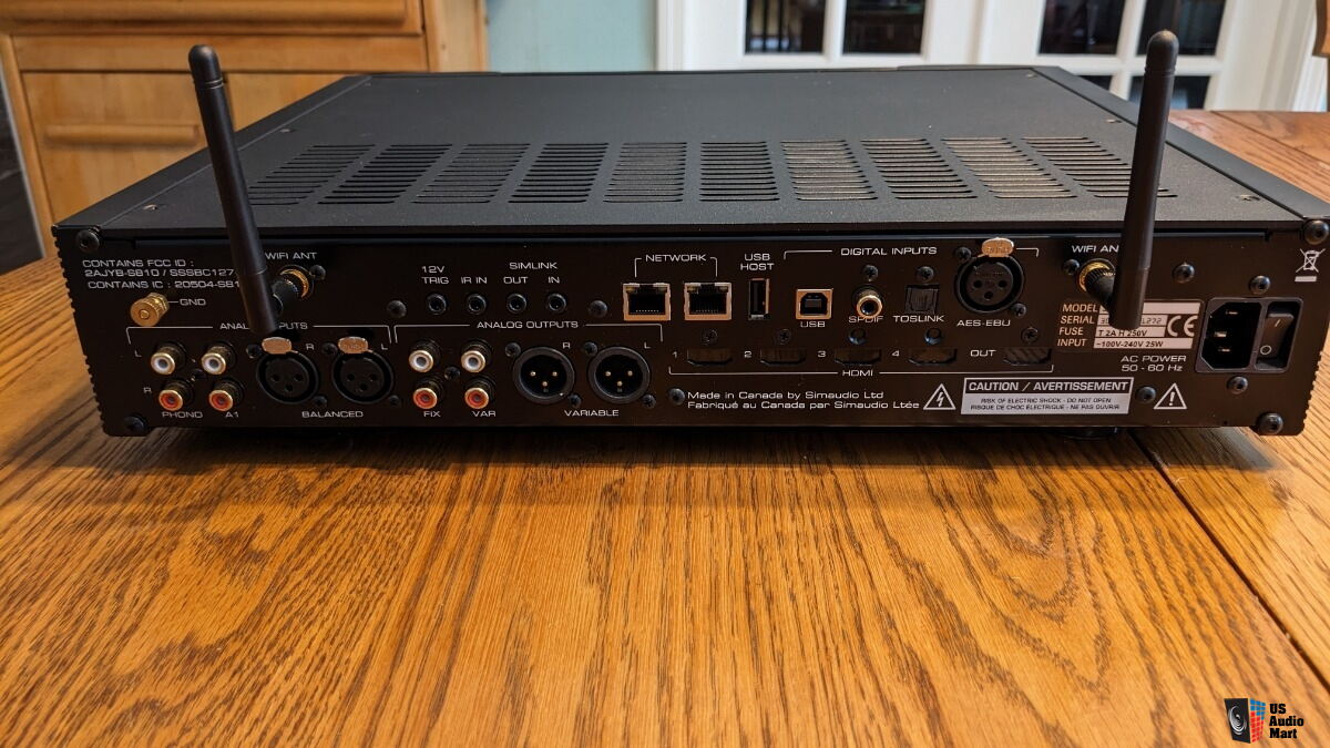 Simaudio Moon 390 Preamplifier / Network Player--Free Shipping in CONUS ...