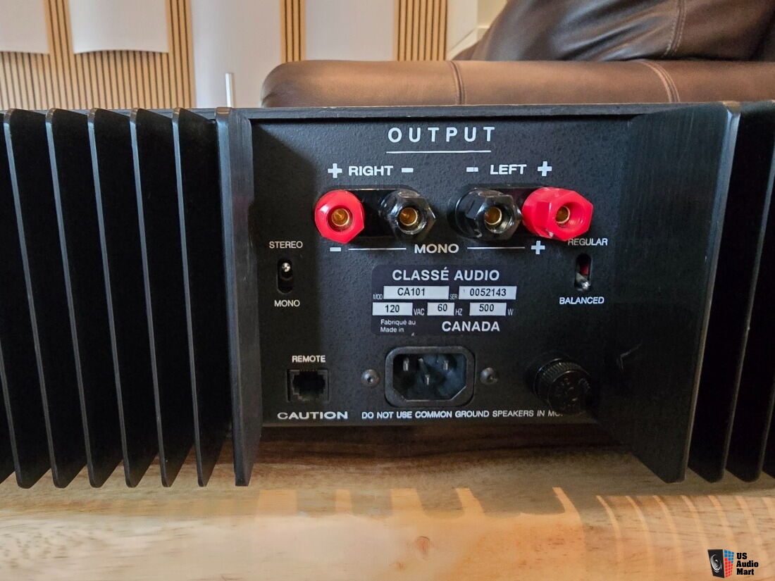CLASSE' AUDIO CA-101 stereo amplifier - 100+100w Photo #5588105 - US ...