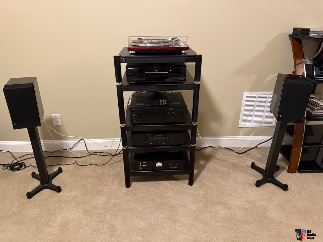 Complete Turnkey Audio System w/ Sub, Multiple Sources, Rack, Power ...
