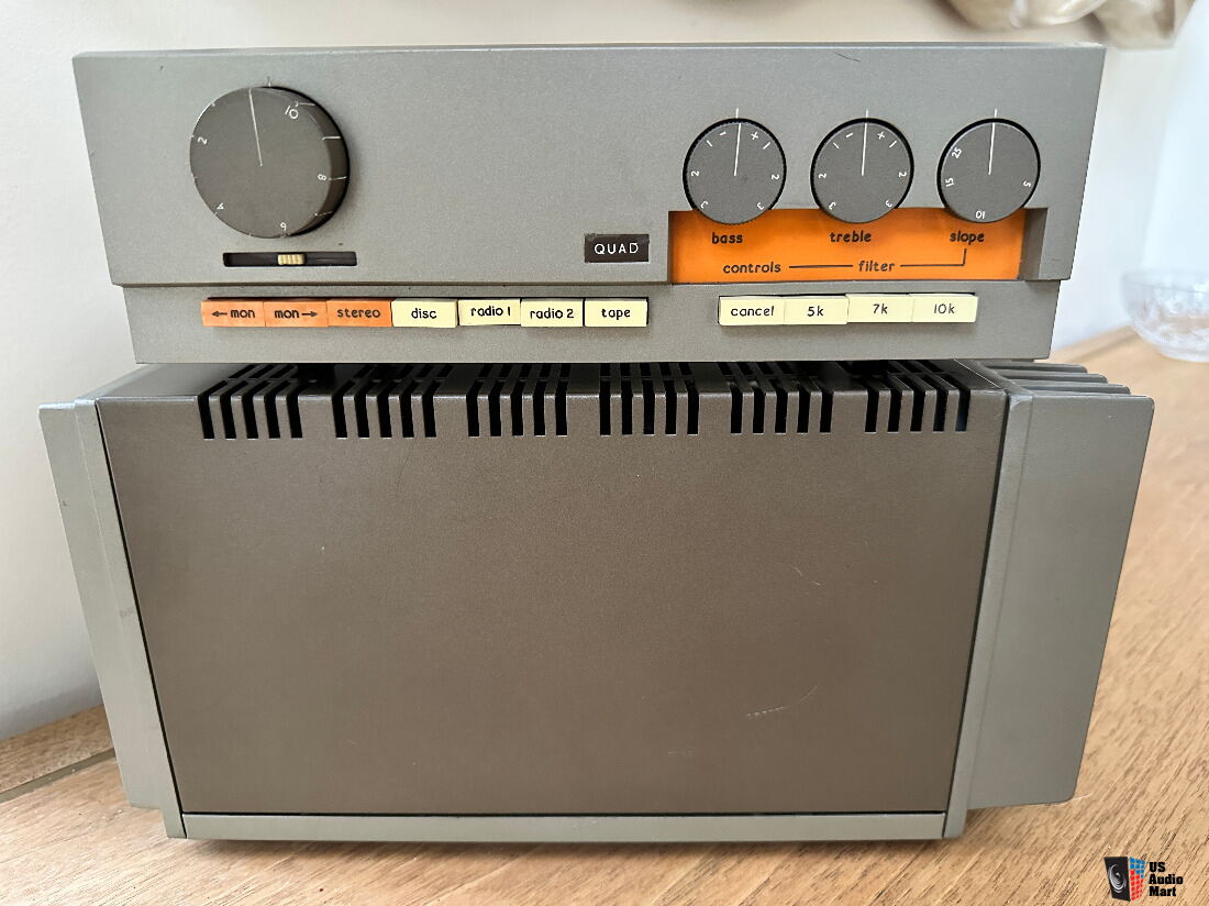QUAD 303 Amp. (Original) Restored by AmpLabs in the UK. RCA equipped ...
