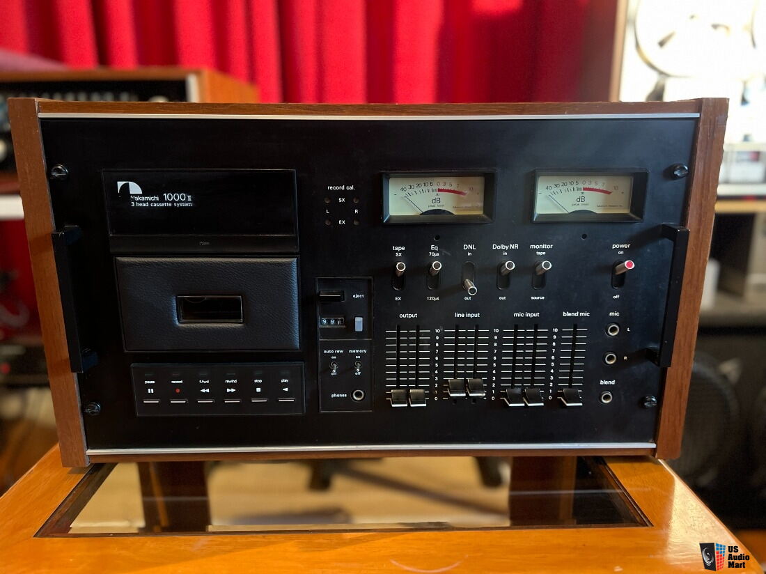 Nakamichi 1000 3 Head Cassette Recorder Wood Cabinet ~nice Photo ...