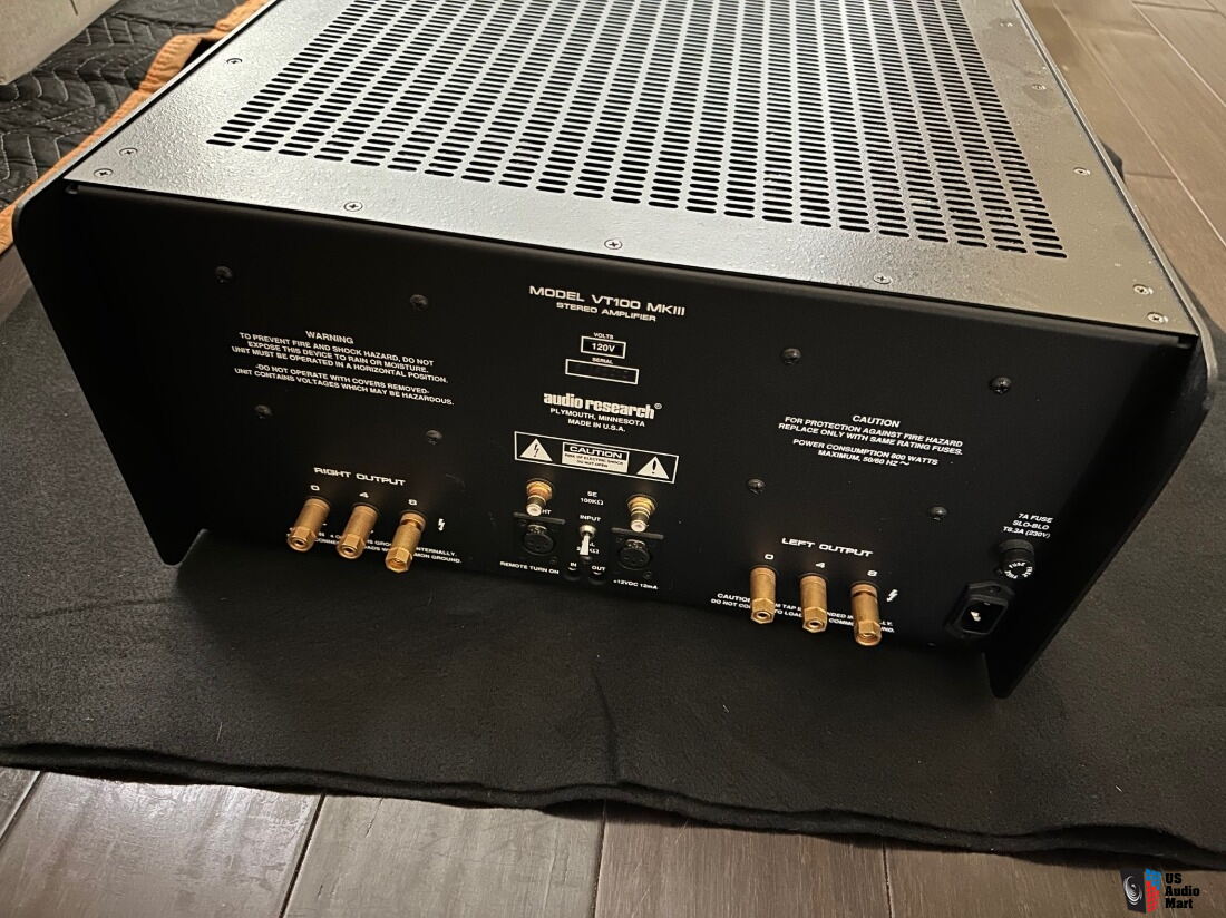 Audio Research VT-100 MK3 Tube Amplifier Photo #5598045 - US Audio Mart