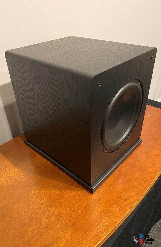 KLH Windsor 10 Powered Subwoofer - Deep Bass in Elegant Black Oak For ...