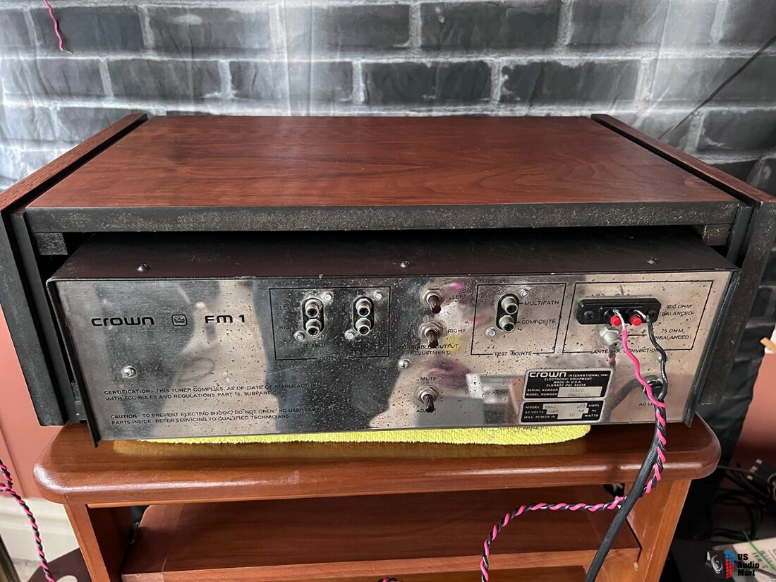 Beautiful Crown FM1 Tuner 1 Owner Wood Case Photo #5600668 - US Audio Mart