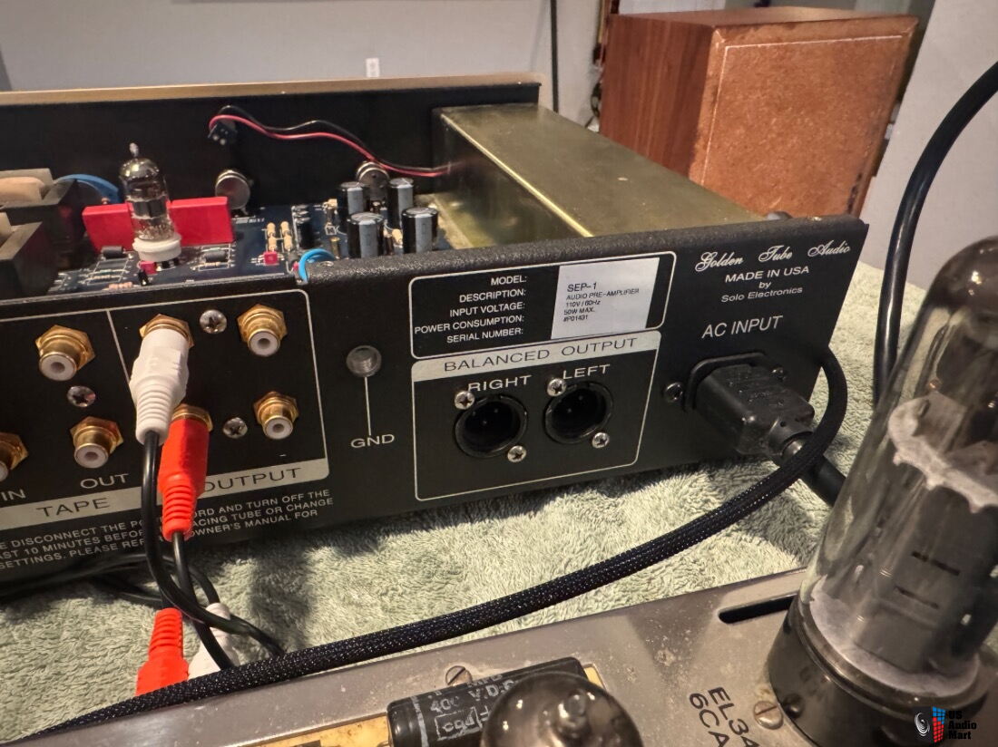 Golden Tube Audio SEP-1 Tube Stereo Preamp Recapped Mint! Photo ...