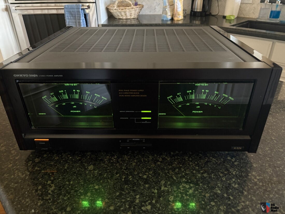 Onkyo Integra M-504 Power Amplifier - SERVICED - TESTED - Beautiful ...