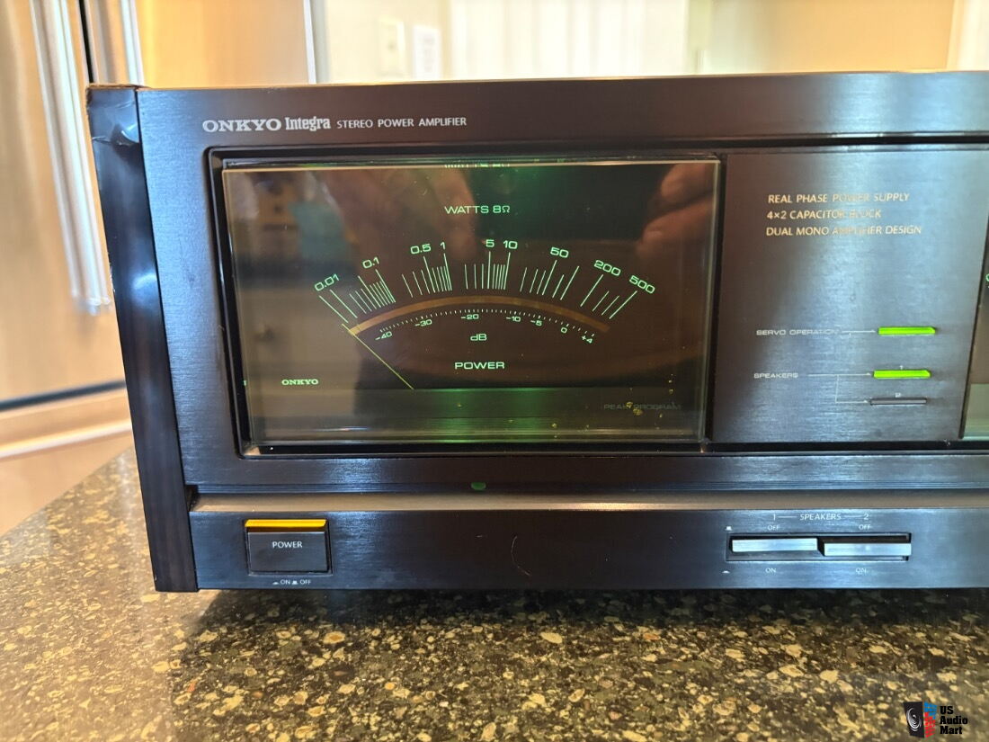 Onkyo Integra M-504 Power Amplifier - SERVICED - TESTED - Beautiful ...