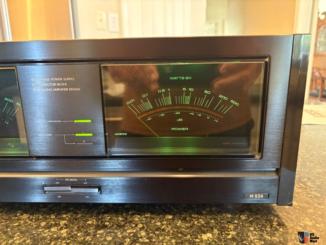 Onkyo Integra M-504 Power Amplifier - SERVICED - TESTED - Beautiful ...