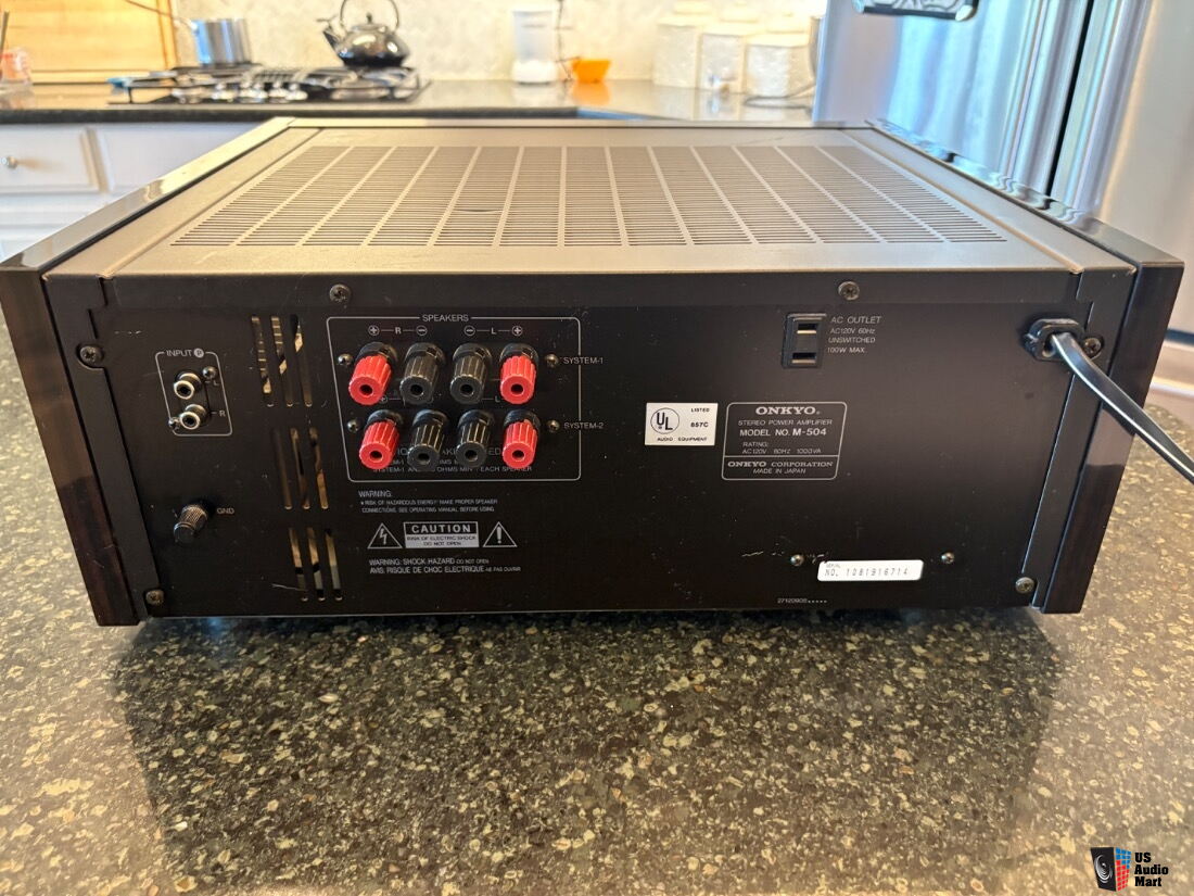 Onkyo Integra M-504 Power Amplifier - SERVICED - TESTED - Beautiful ...