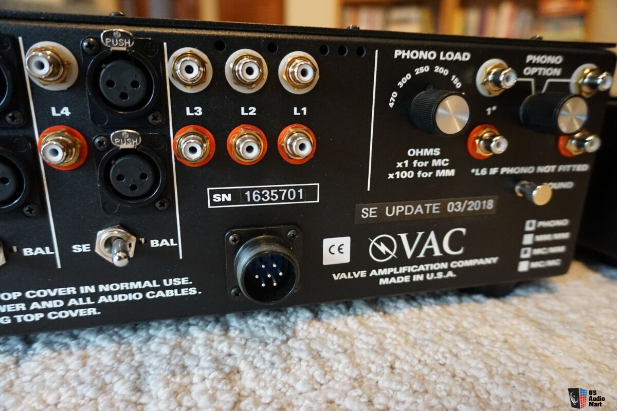 VAC Signature Mk IIa Special Edition w/ MM/MC phono stage Photo ...