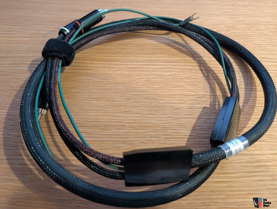 Furutech Silver Phono cable Ag-12-R4 RCA-RCA Tonearm cable 1.2M with ...