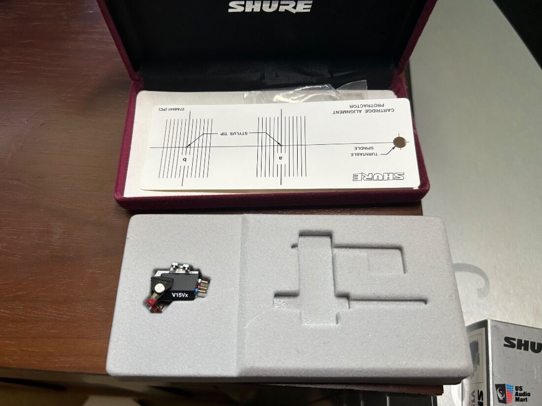 Shure V15xMR with Jico SAS Stylus and original OEM stylus Photo ...