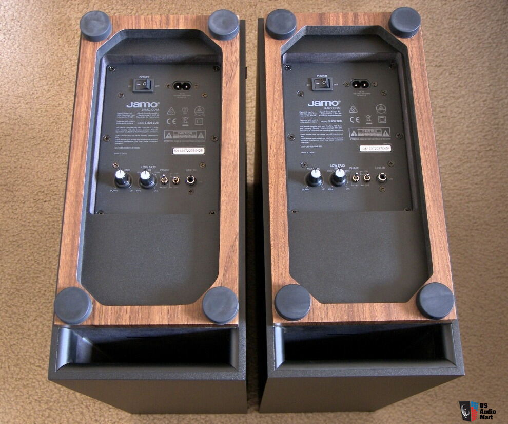 Jamo S808 100W 8" powered Subwoofer stereo pair Photo #5618296 - US ...